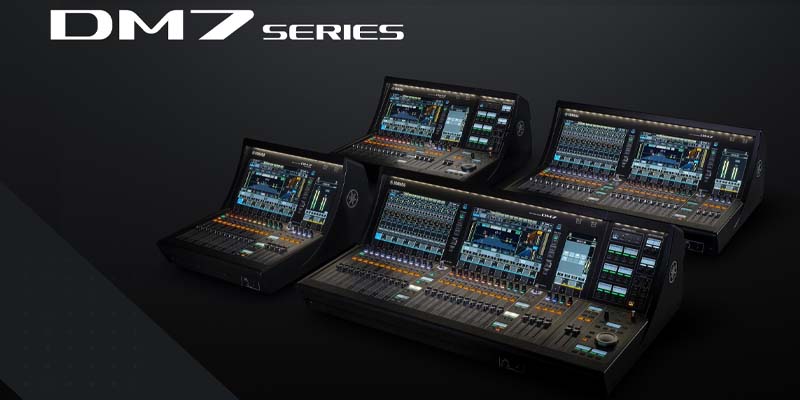 Yamaha Chính Thức Ra Mắt Dòng Sản Phẩm Mới Digital Mixer DM7 Series